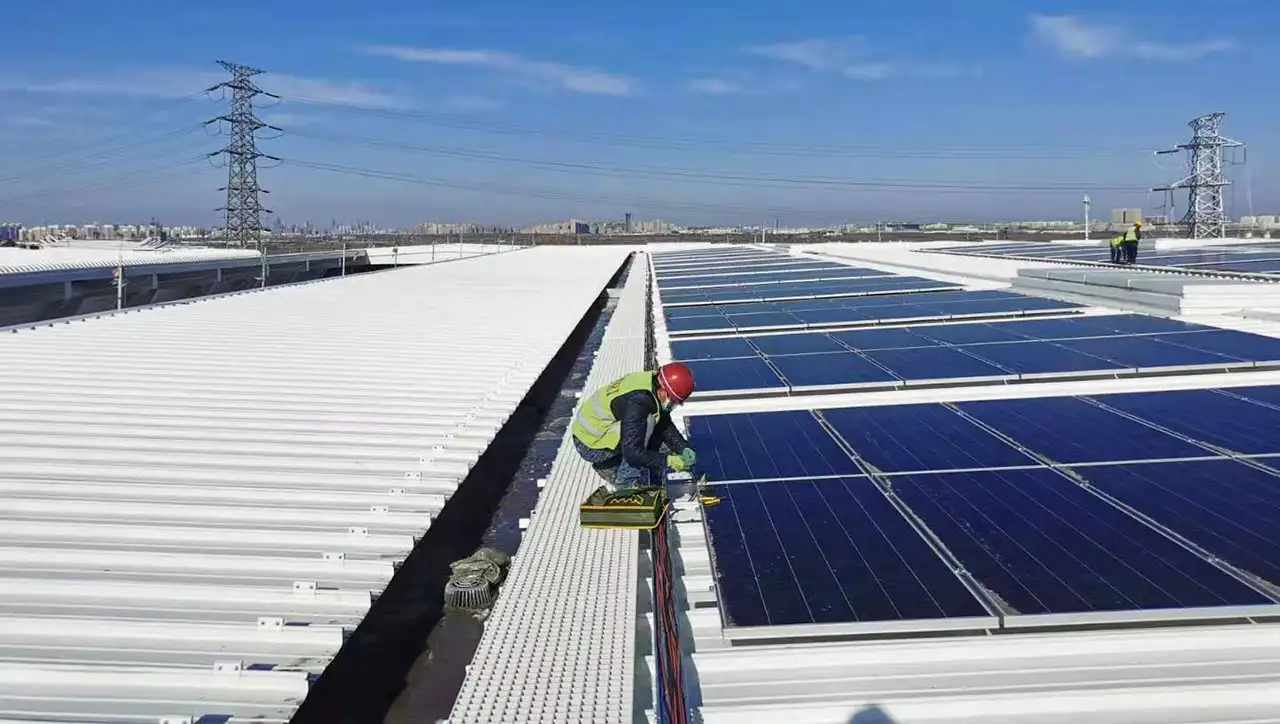 China Tianjin Rooftop Distributed PV Power Plant Project Completed ...